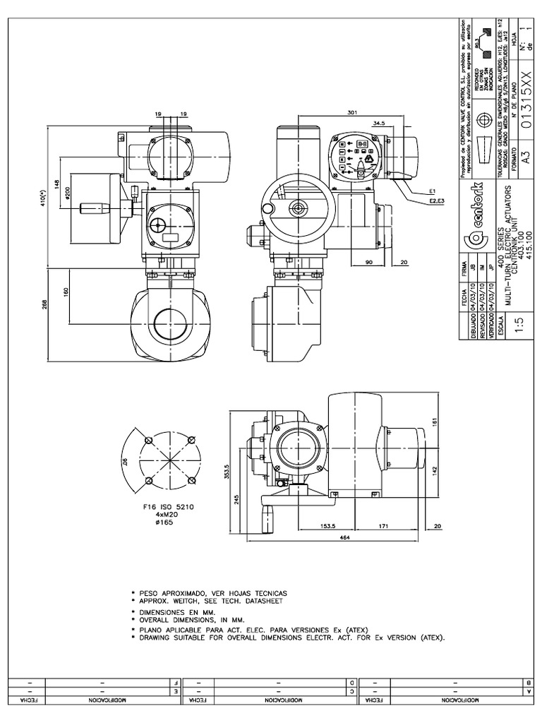 Centork 403 415 .100 Technical Drawings English | PDF