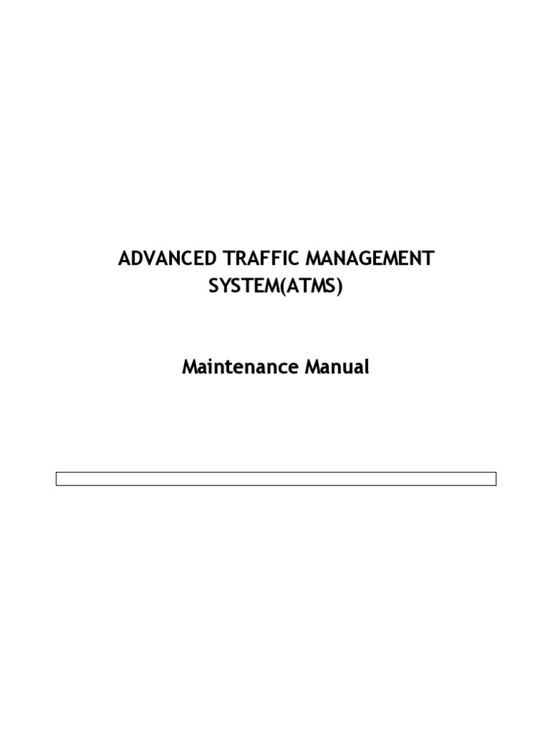 ATMS Maintenance Manual | PDF | Electrical Connector | Camera