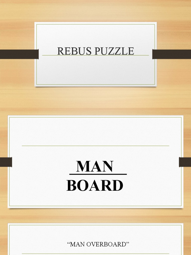 Rebus Puzzle | PDF
