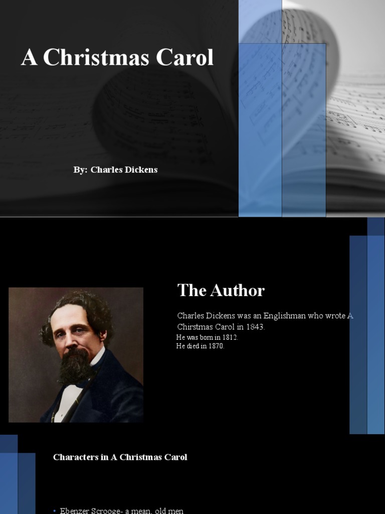 A Christmas Carol Summary and Characters | PDF
