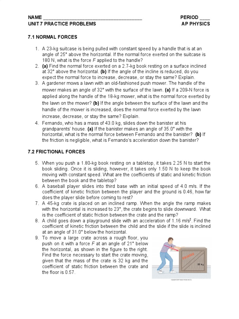 Unit 7 Practice Problems AP | PDF | Science & Mathematics