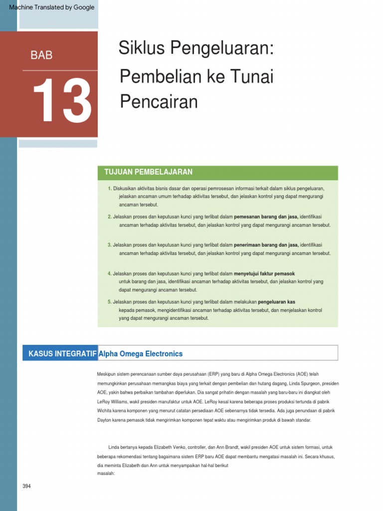 Romney - AIS CHAPTER 13 (Indo) | PDF