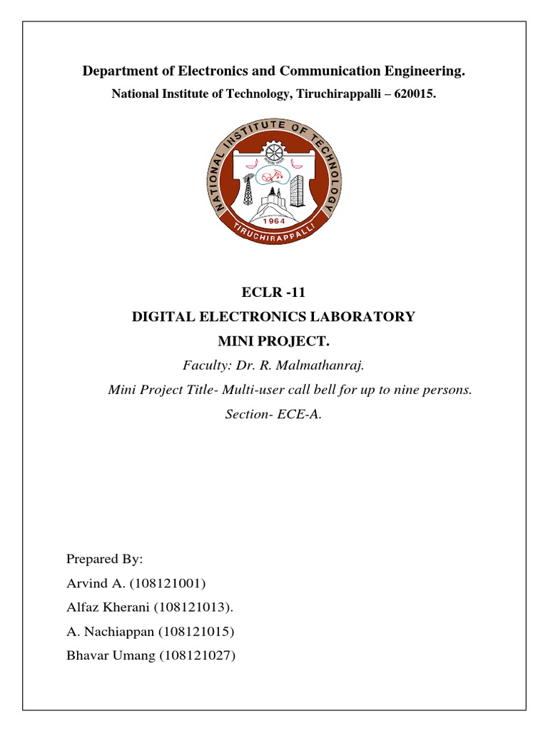 Multi User Call Bell Pdf