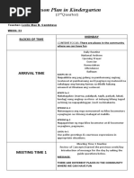 Kindergarten Math Lesson Plan: Counting to 5 | PDF | Learning ...