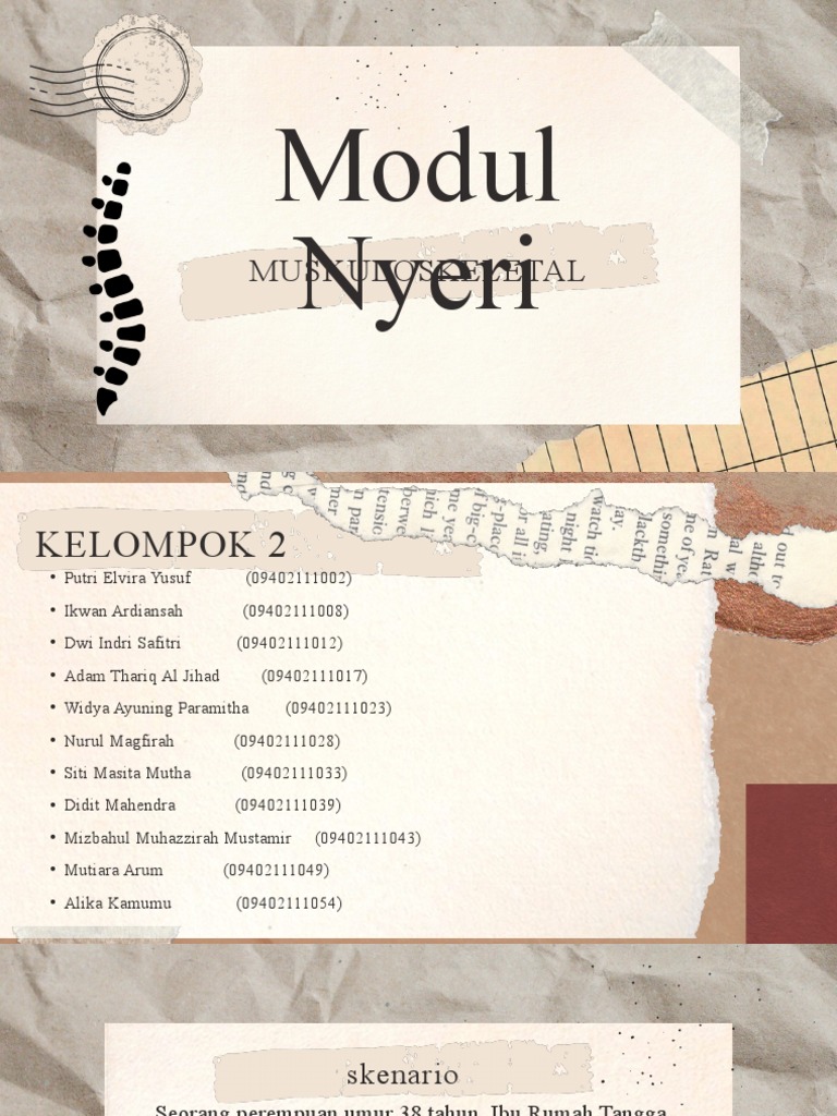 Tutorial 2 Modul Nyeri Sendi | PDF