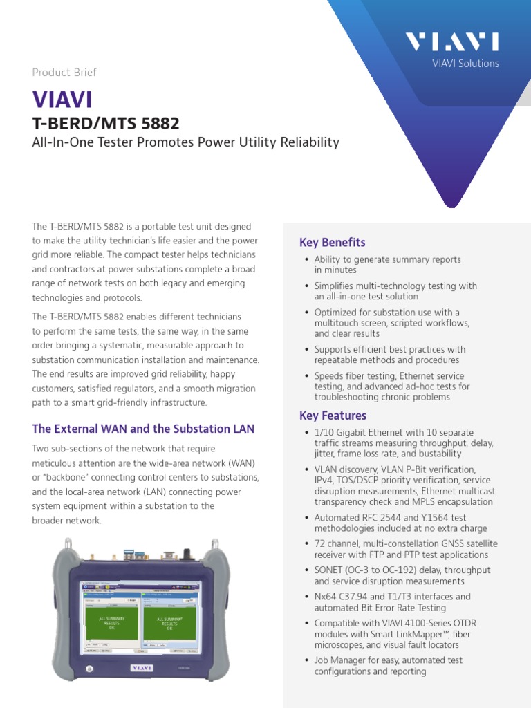 T Berd Mts 5882 All One Tester Promotes Power Utility Reliability ...