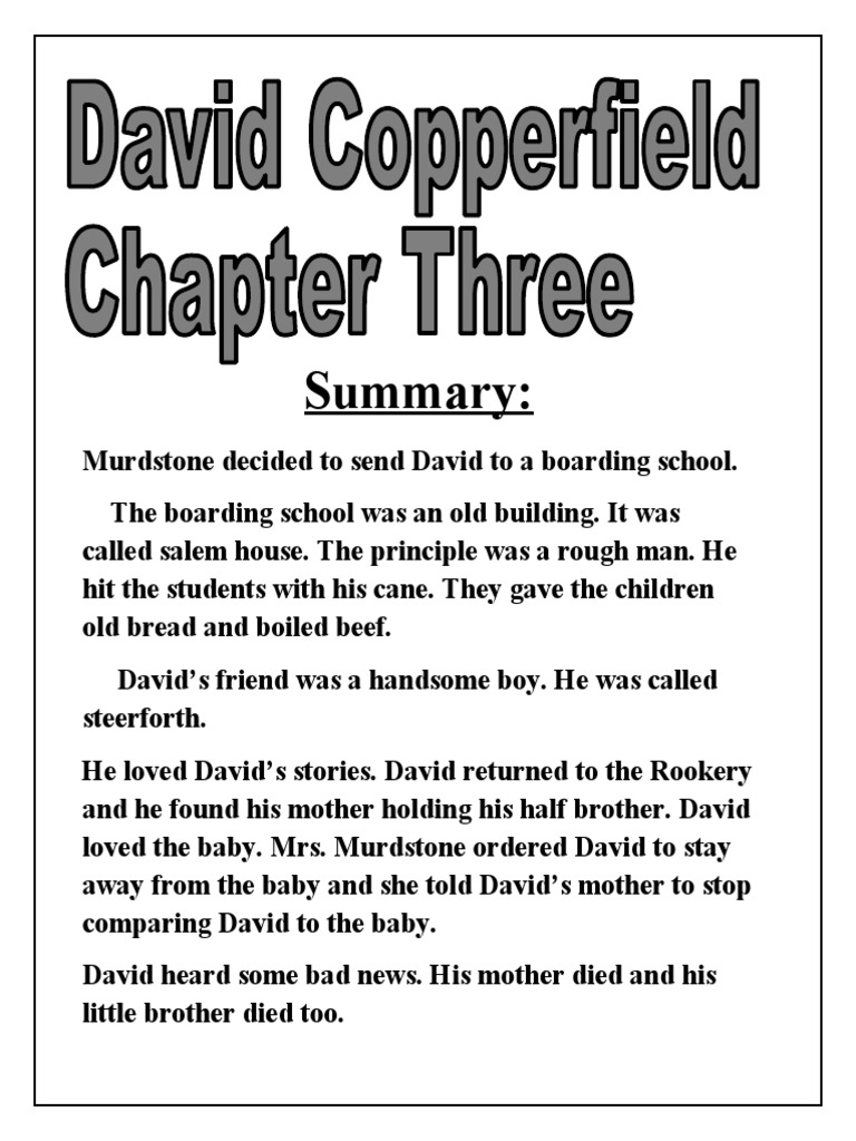 David Chapters 3, 4 | PDF