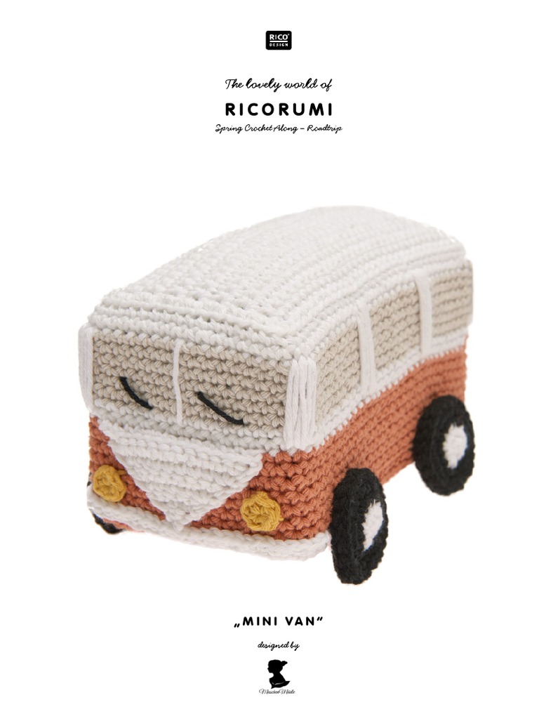 Ricorumi Mini Van Crochet Pattern | PDF | Teaching Methods & Materials ...