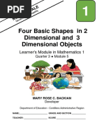 Lesson 3.2 Two Dimensional Objects | PDF | Shape | Triangle