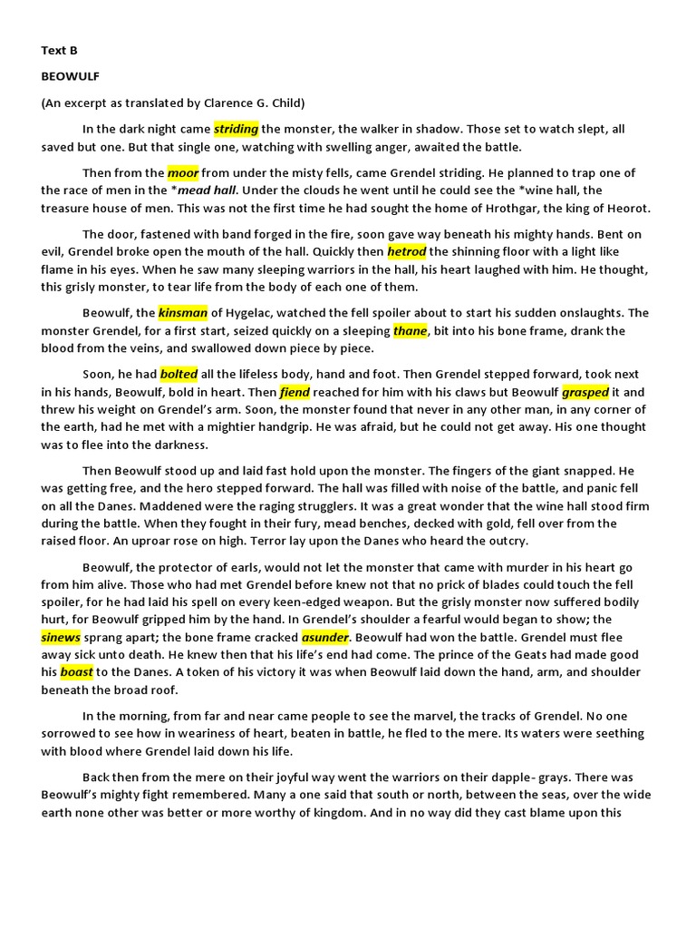 Beowulf | PDF