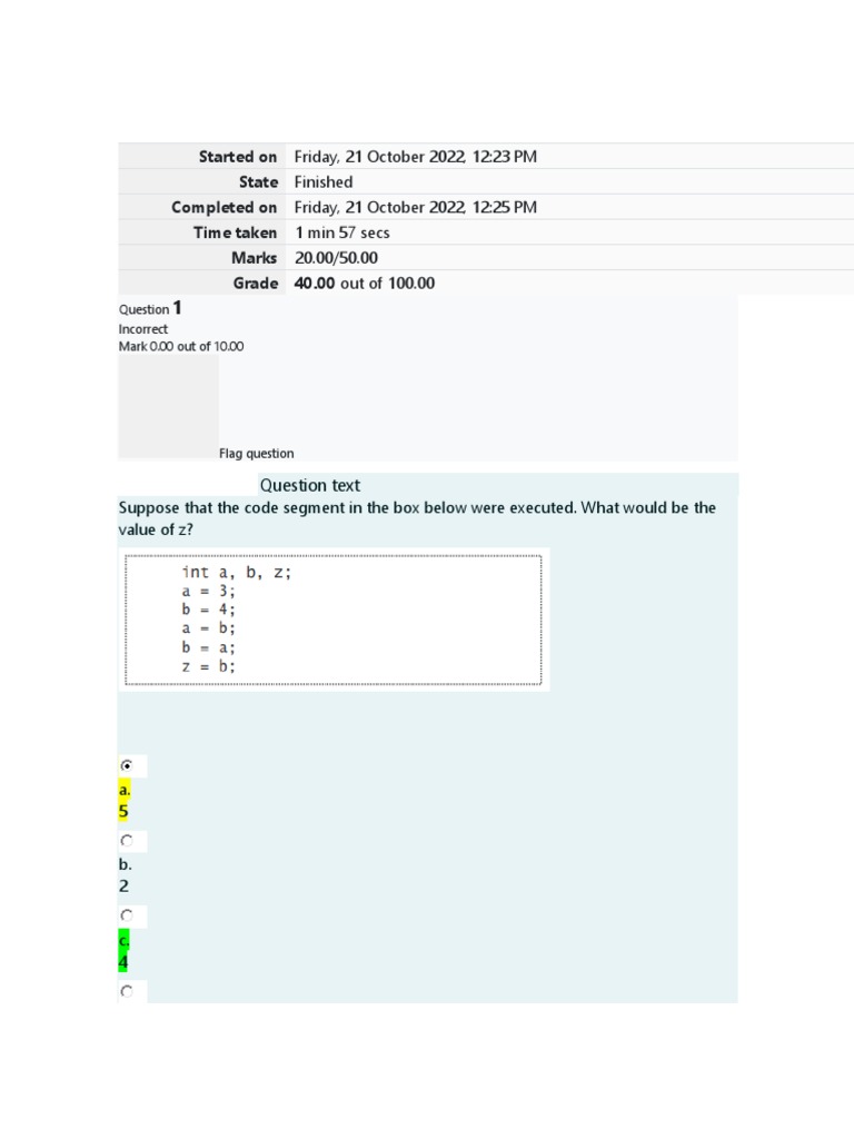 Computer Programming 1 Lab Exam Prelim | PDF | Teaching Methods & Materials | Computers