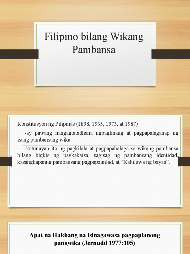 Filipino | PDF