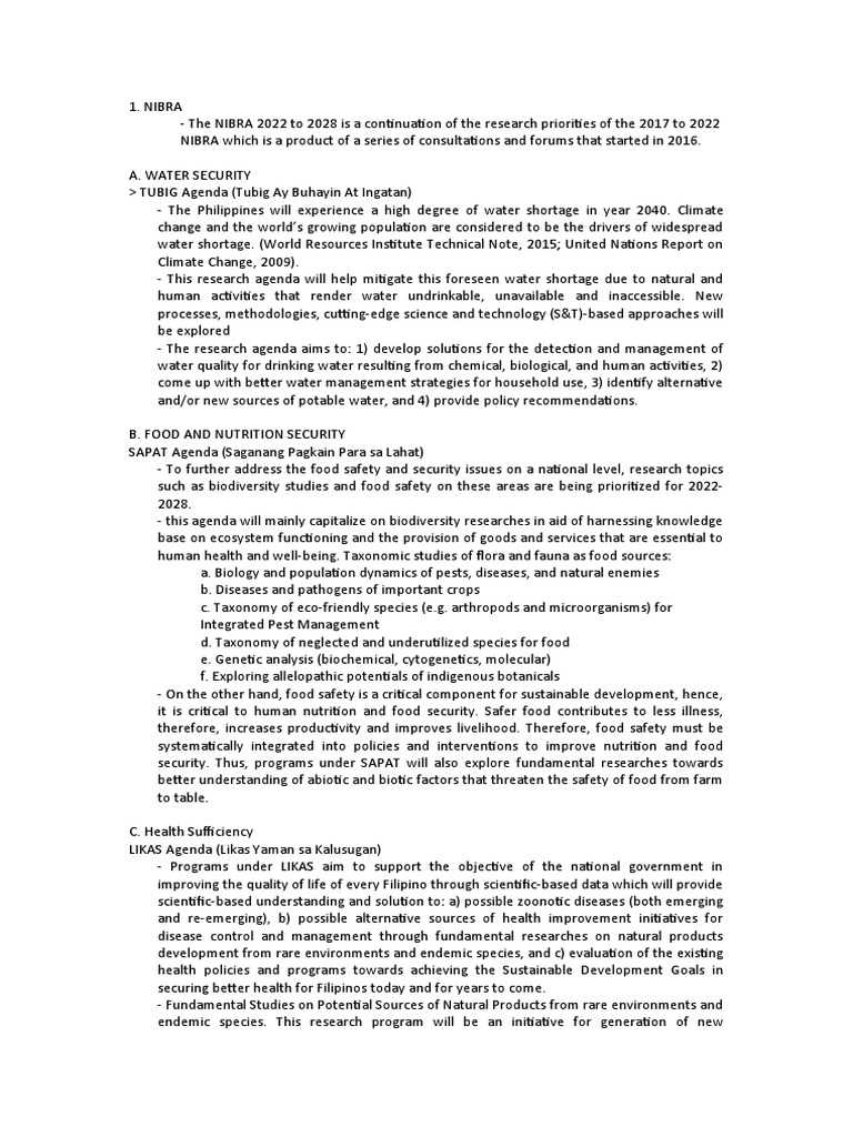 STS Report | PDF | Health Care | Agriculture