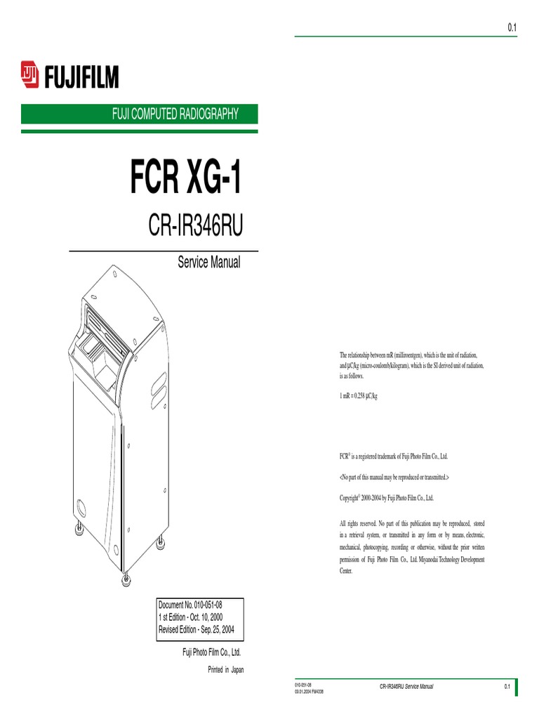 FCR Xg-1: CR-IR346RU | PDF | Laser | Electrical Engineering