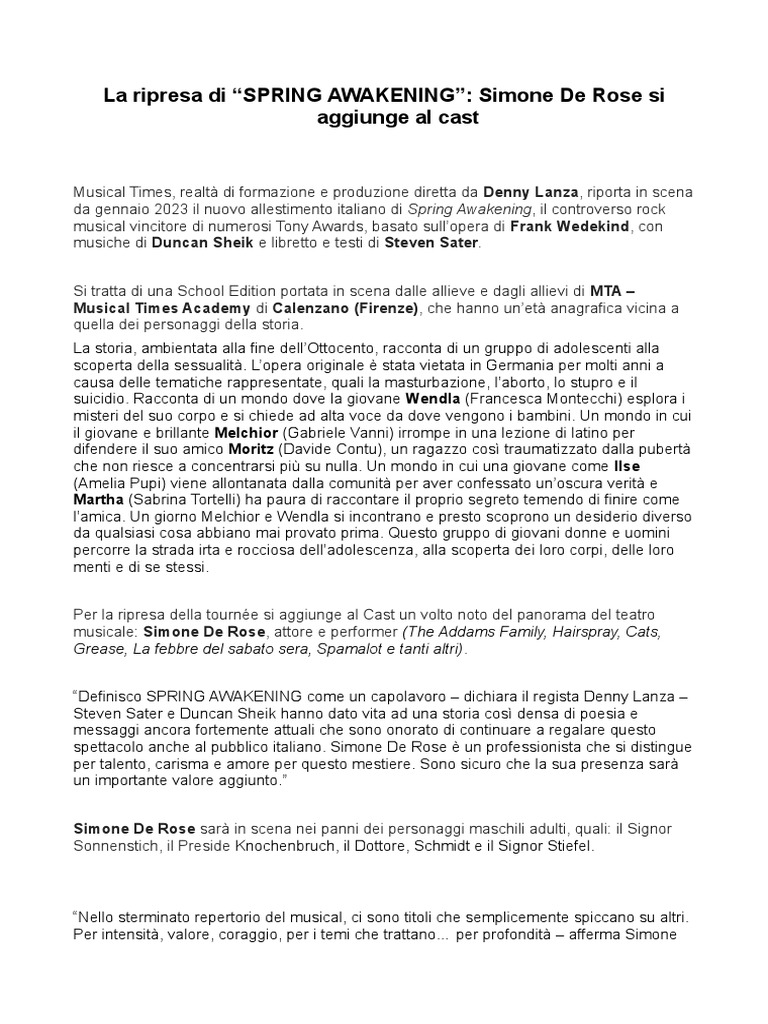 Cs Spring Awakening-1 | PDF