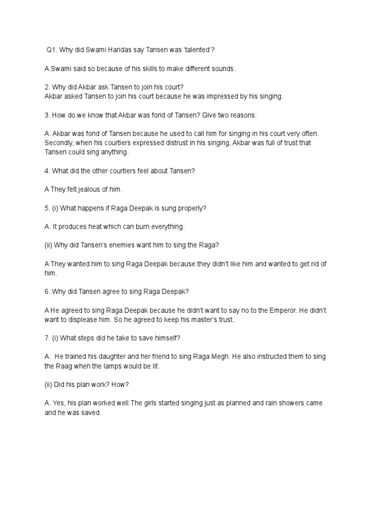 Tansen | PDF | Art | Classics