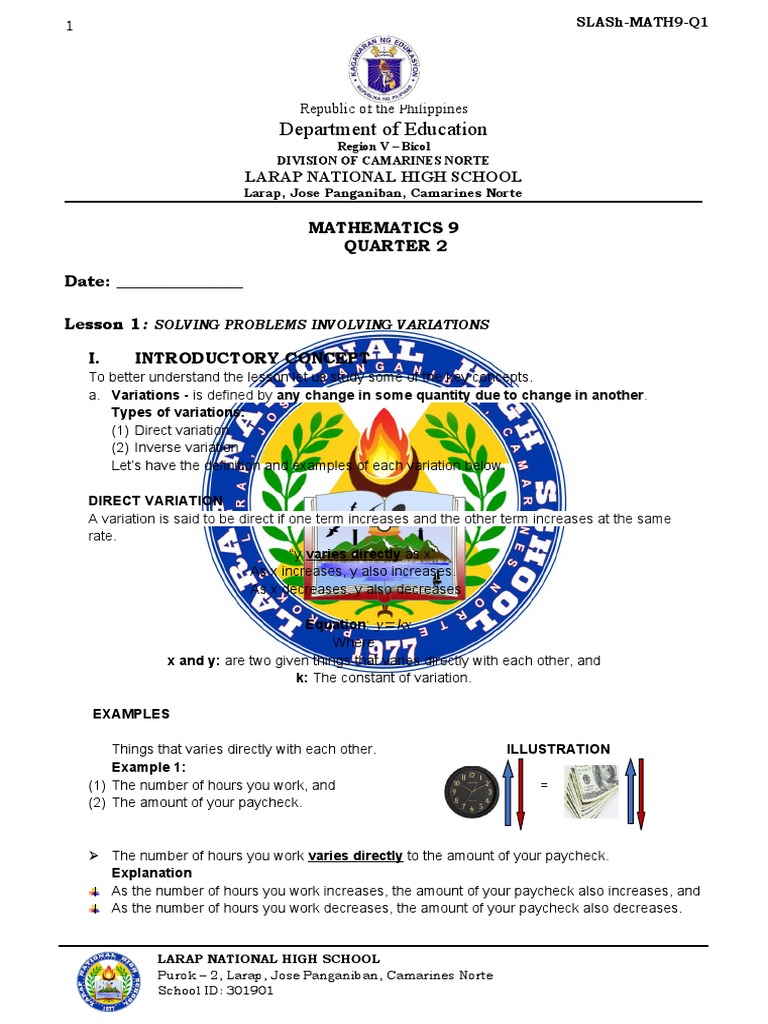 Slash Pdf Equations Variable Mathematics 