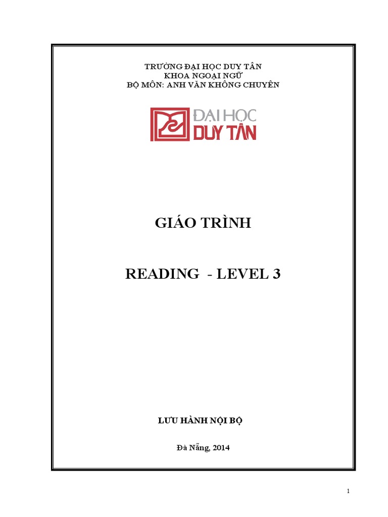 Giáo Trình Reading Level 3 | PDF