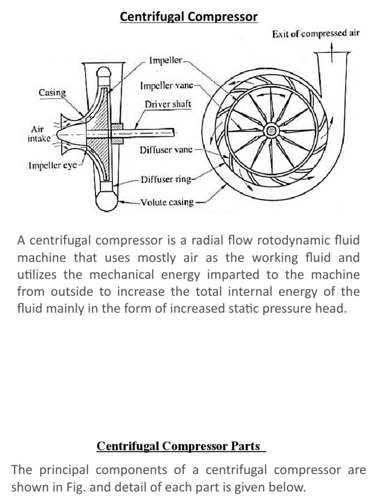 Centrifugal Compressor Parts | PDF | Mechanics | Machines