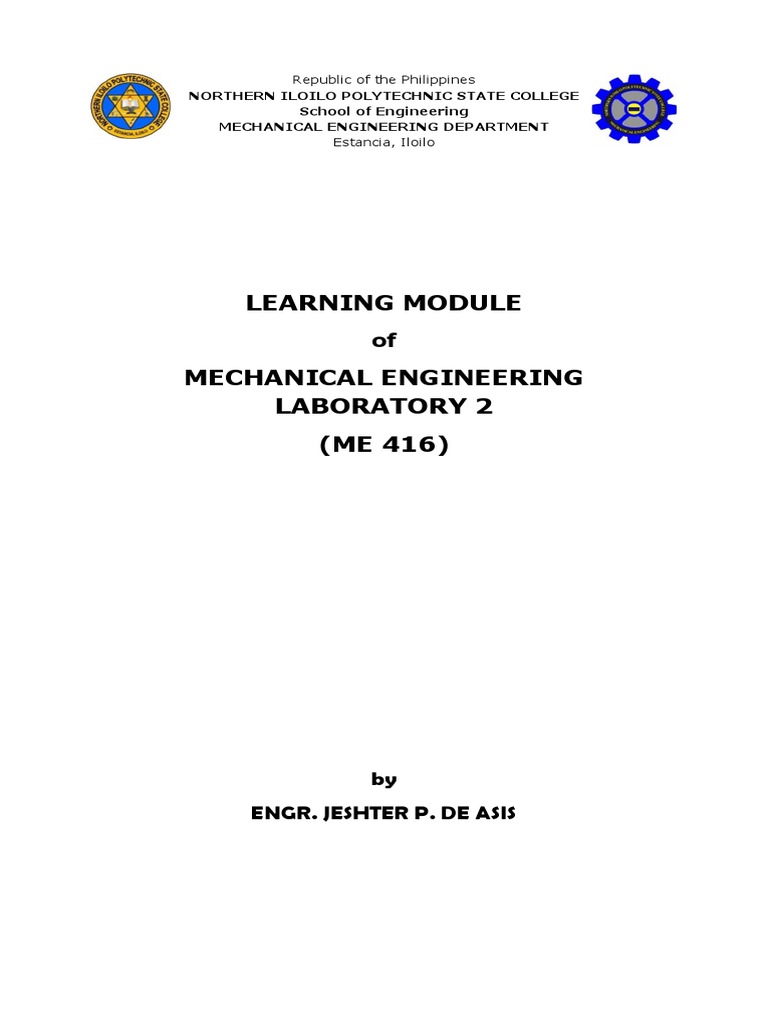 ME 416 Module 6 Lesson 1 | PDF