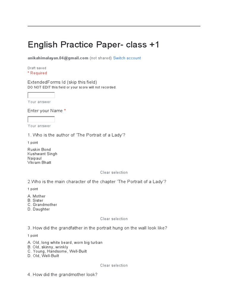 English Practice Paper | PDF | Tutankhamun | Ct Scan