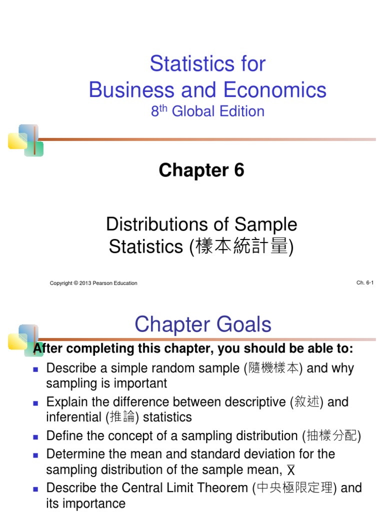 Chapter 6 Pdf Statistics Standard Deviation
