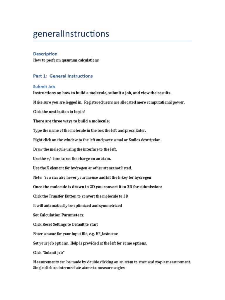 General Instructions | PDF | Teaching Methods & Materials