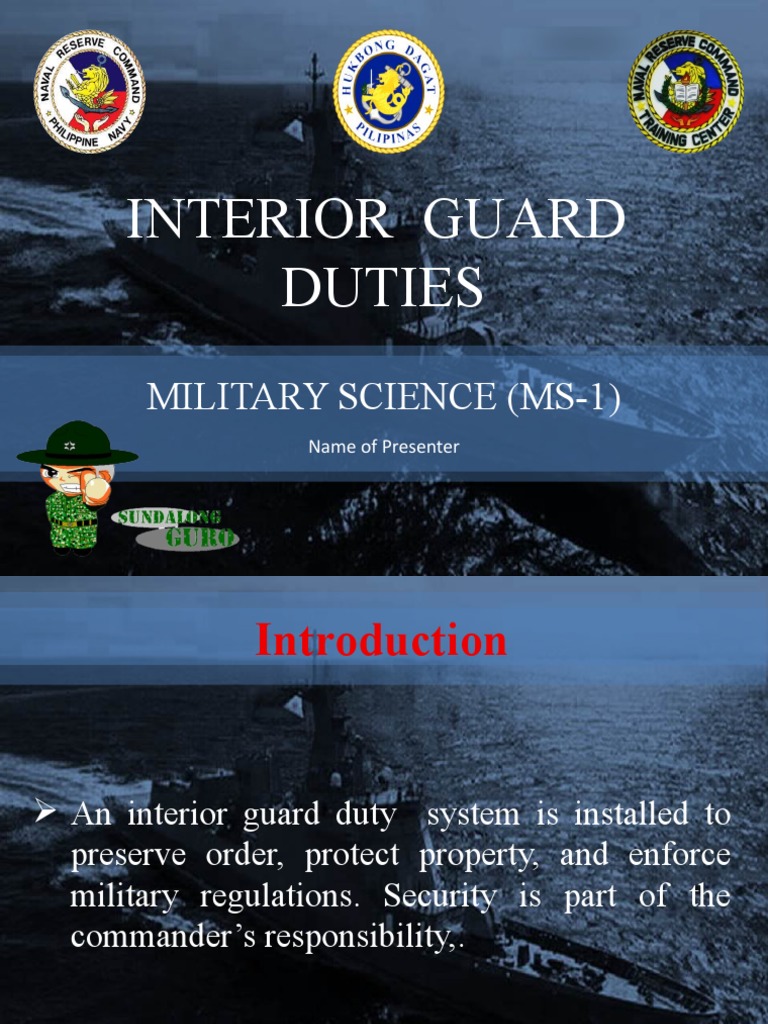 Interior Guard Duty | PDF | National Security | Government