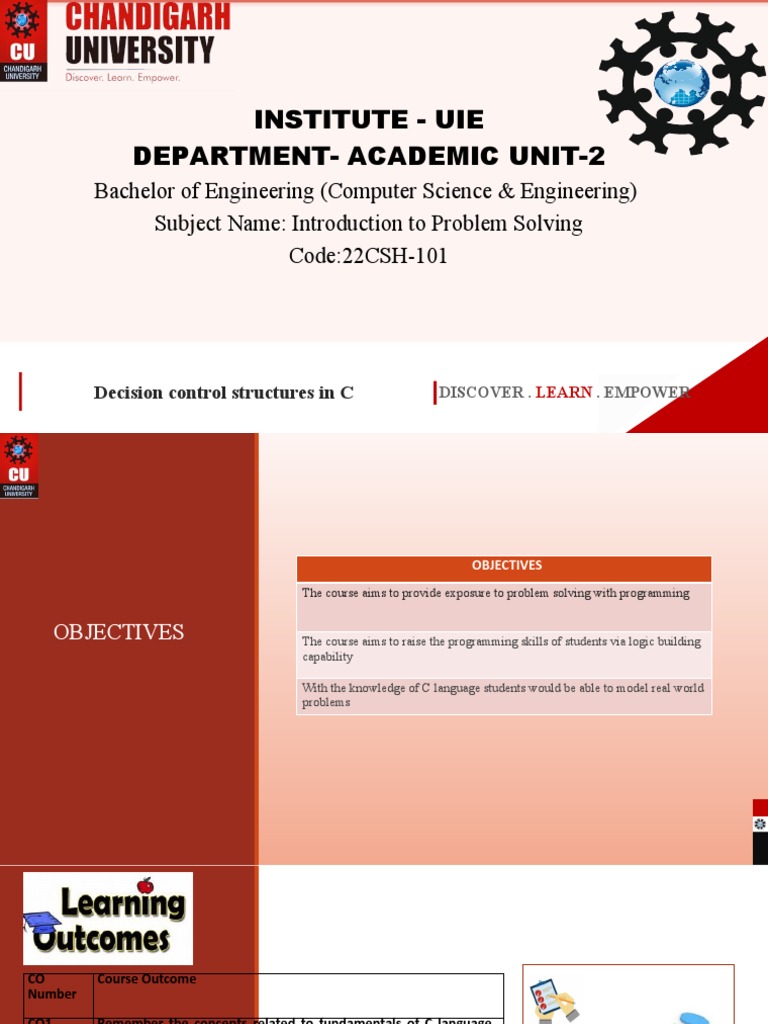 C Decision Structures for CS Students | PDF | Computer Program ...