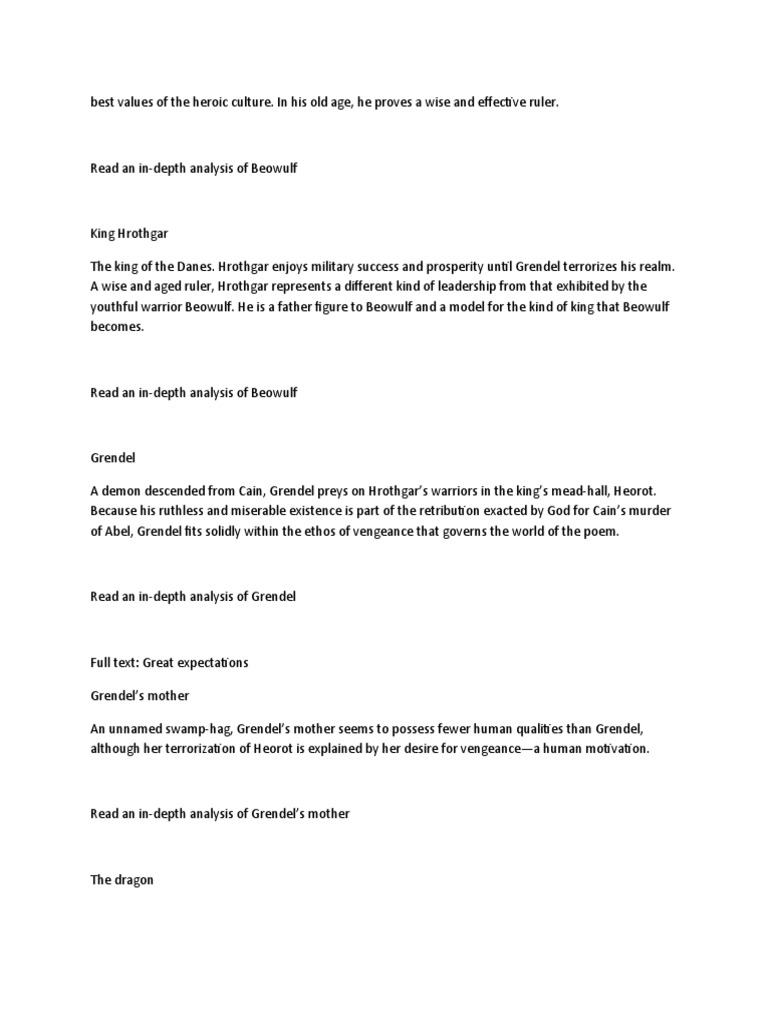 BEOWULF | PDF | Beowulf | Geats