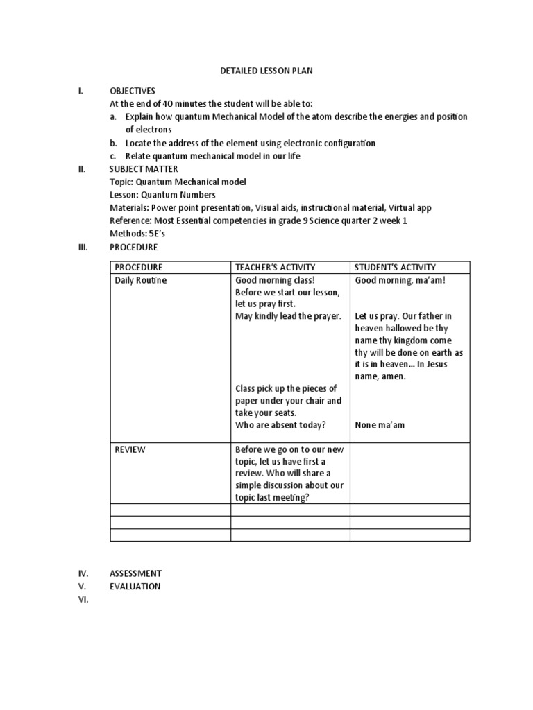 DETAILED LESSON PLAN 4as | PDF