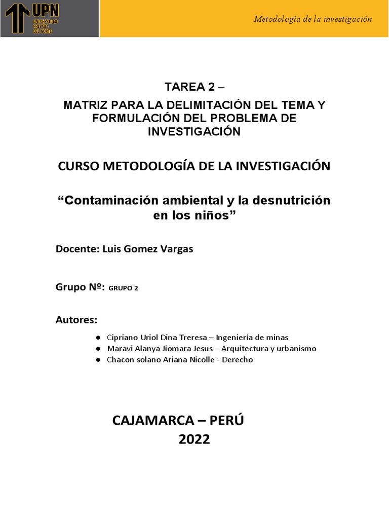 t2 Metodologia de La Inv (2) - 1 | PDF
