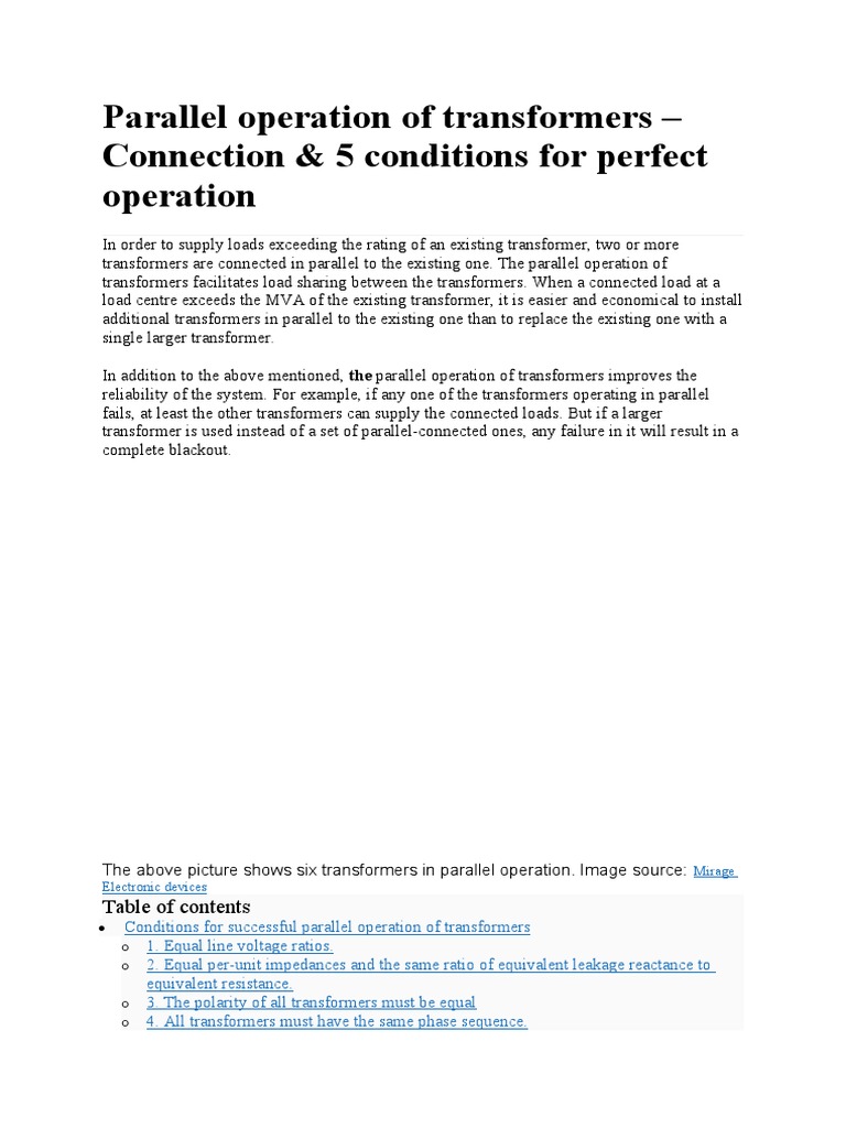 TX Parallel Ops | PDF | Technology & Engineering