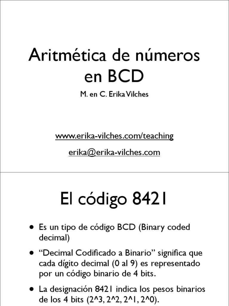 Codigo BCD Print | PDF | Decimal codificado en binario | Poco