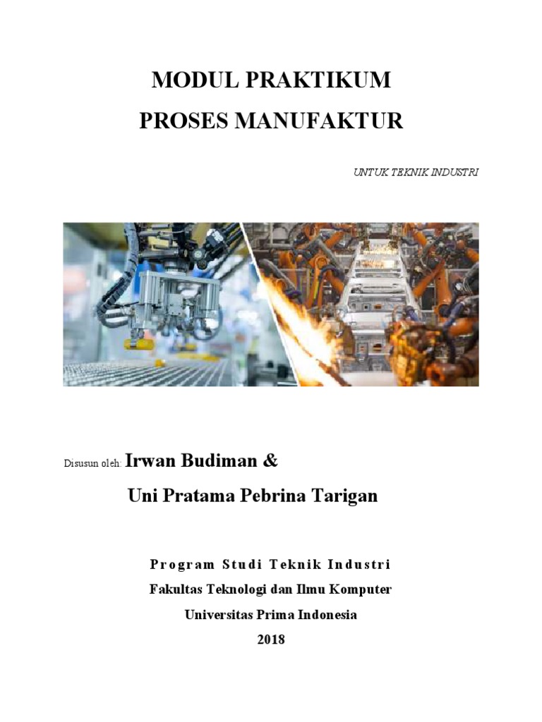 Modul Prakt Proses Manufaktur | PDF