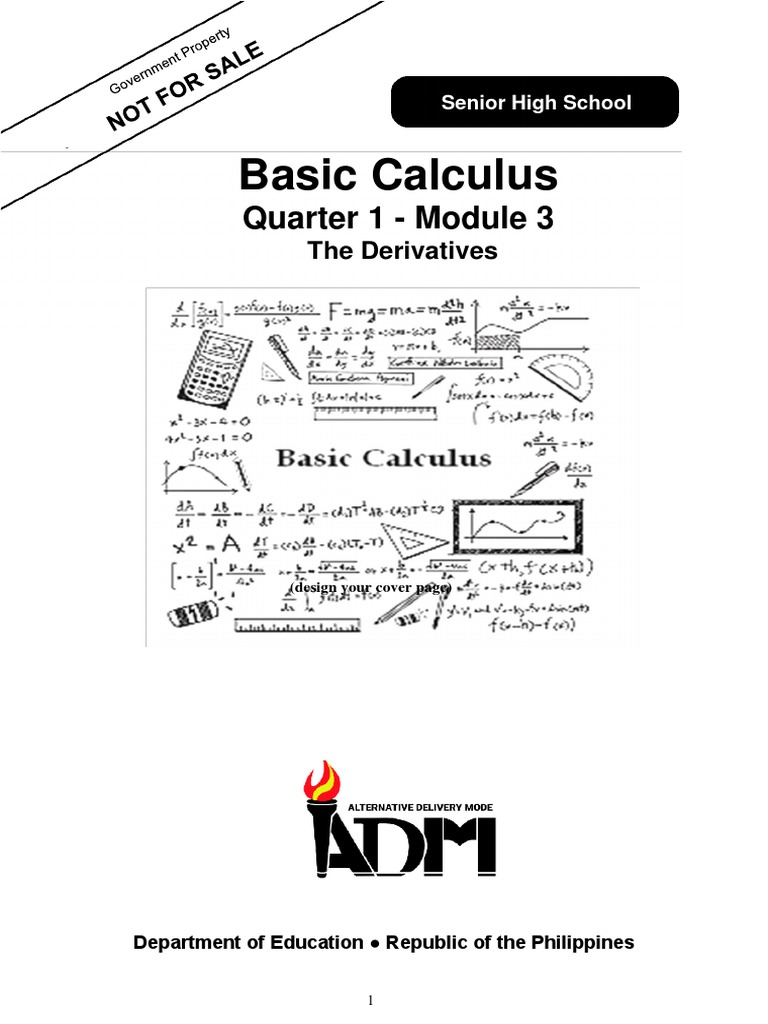 Basic-Calculus Gr-11 Q1 Mod3 The Derivatives V5.editedlanguage | PDF | Derivative | Function ...