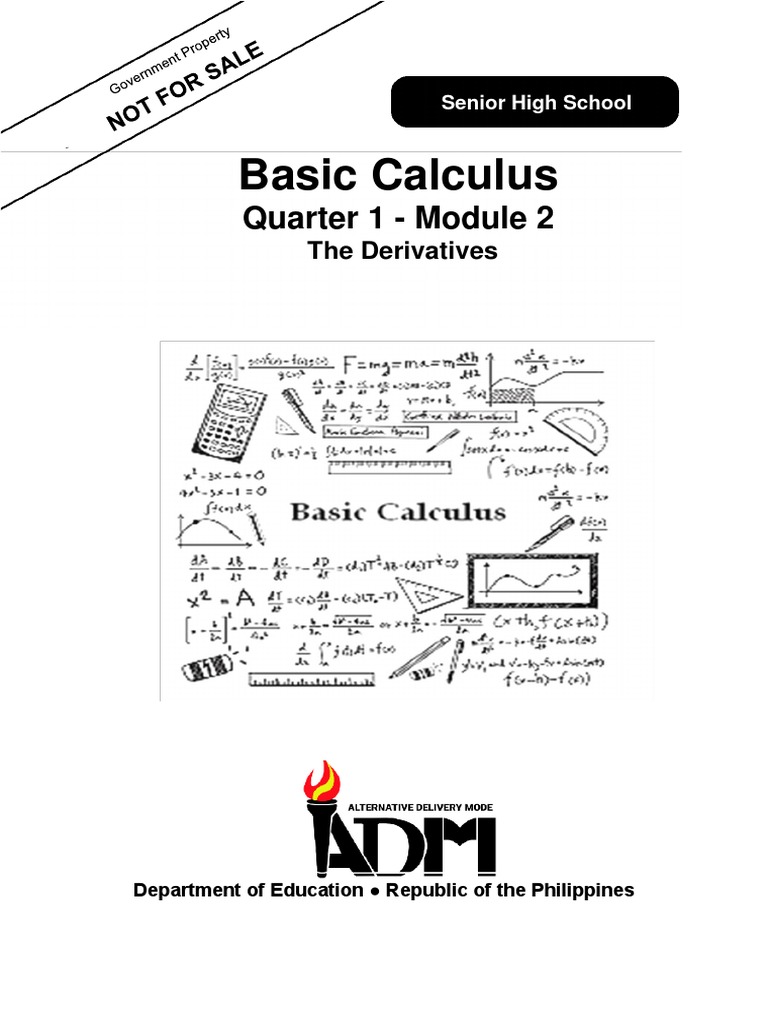 Basic Calculus G11 Q1 Mod2 The Derivative v5 4.editedlanguage | PDF | Tangent | Derivative