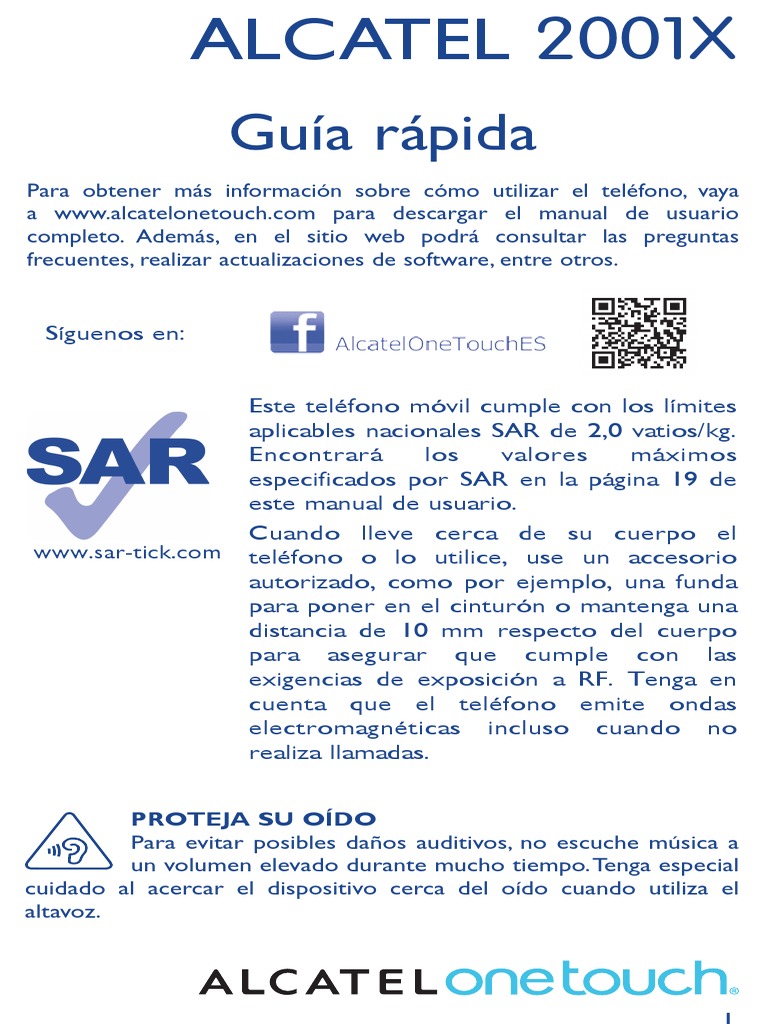ALCATEL Telefono Alcatel Onetouch-2001 | PDF | Hogar, jardinería y ...