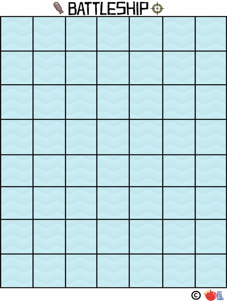 Battleship Game Easy ESL Games | PDF