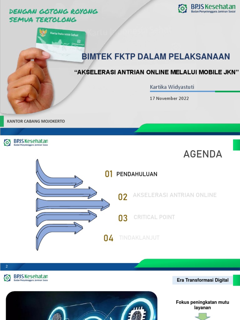 Materi Bimtek Akselerasi Antrol Via Mobile JKN | PDF