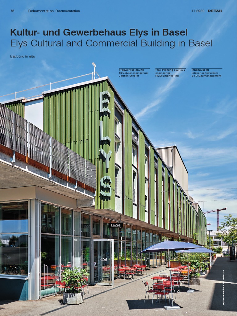 Kultur - Und Gewerbehaus Elys in Basel-115442 | PDF