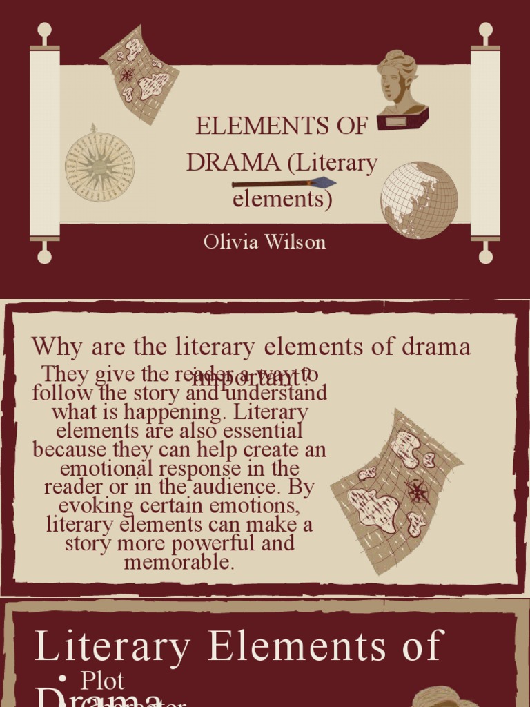 Key Literary Elements of Drama | PDF | Plot (Narrative) | Monologue