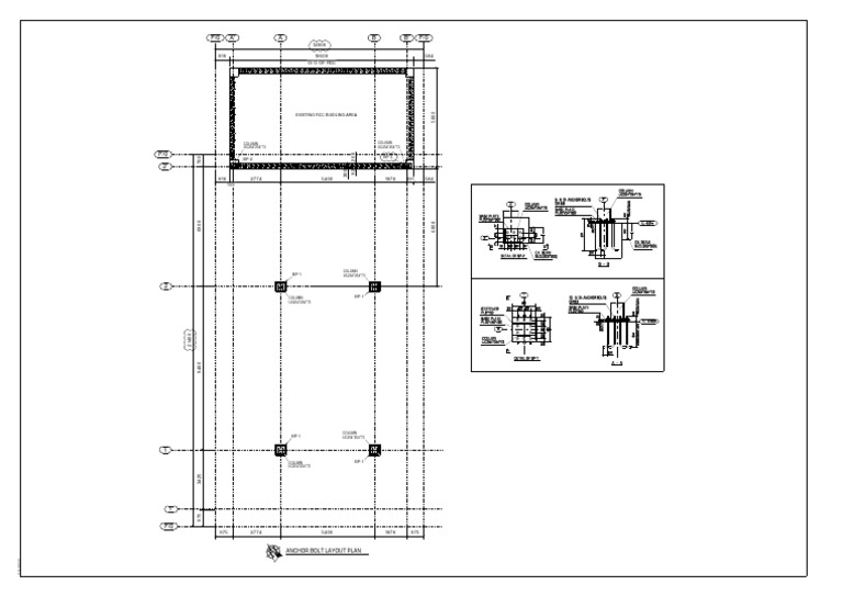 1 - Anchor Bolt Layout Plan - Rev 00 | PDF