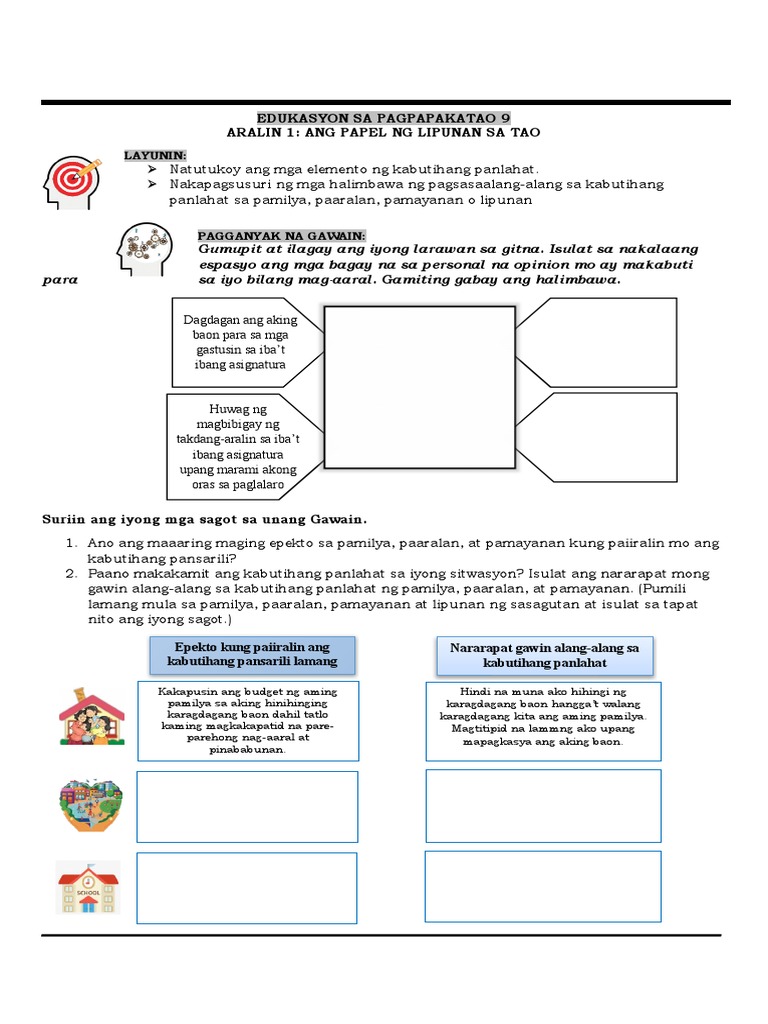 Elemento NG Kabutihan-ESP 9 Module | PDF
