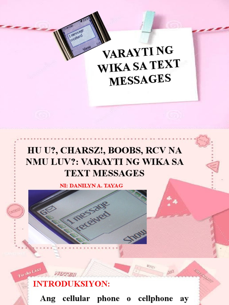 Barayti Sa SMS | PDF