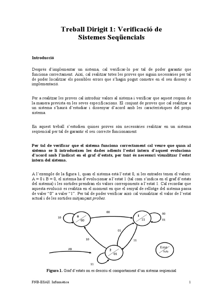 INF TD1 Verificacio Seqüencial 1920 q1 Abcdpdf PDF A Word | PDF