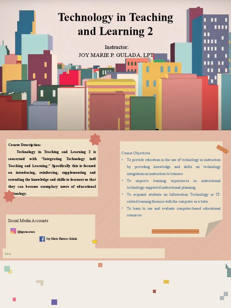 SCC2 Lesson 1 - Understanding Technology Learners | PDF | Learning ...