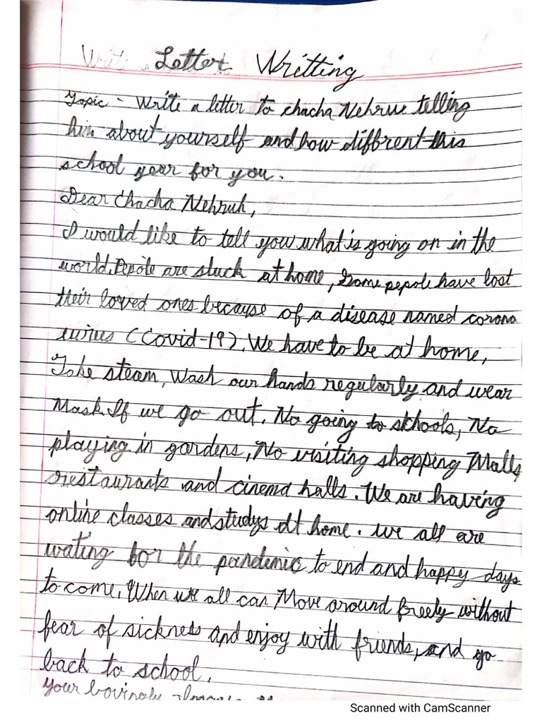 Letter Writting Chacha Nehru | PDF