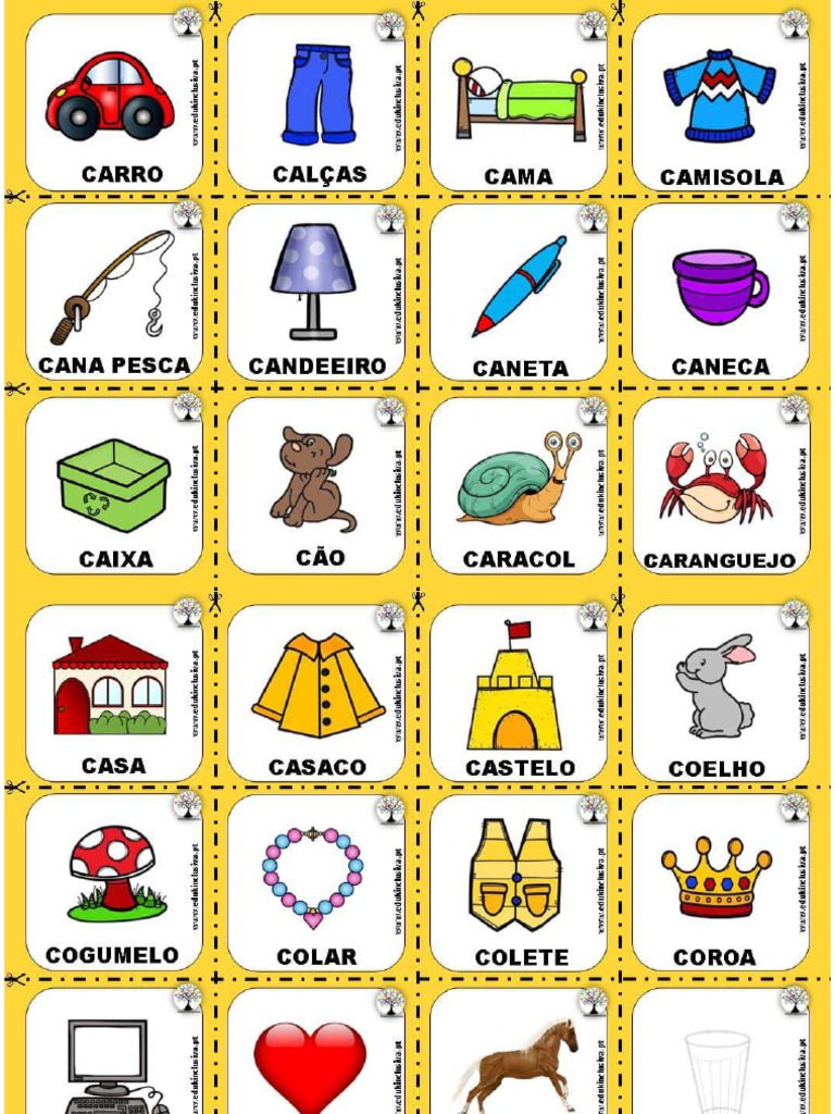 Cartoes Linguagem Letra C | PDF