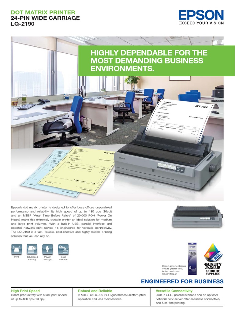 Epson LQ2190 | PDF
